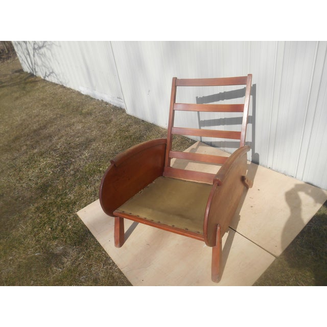 Very Rare 1930's Art Deco Gilbert Rhode Lounge Chair | Chairish