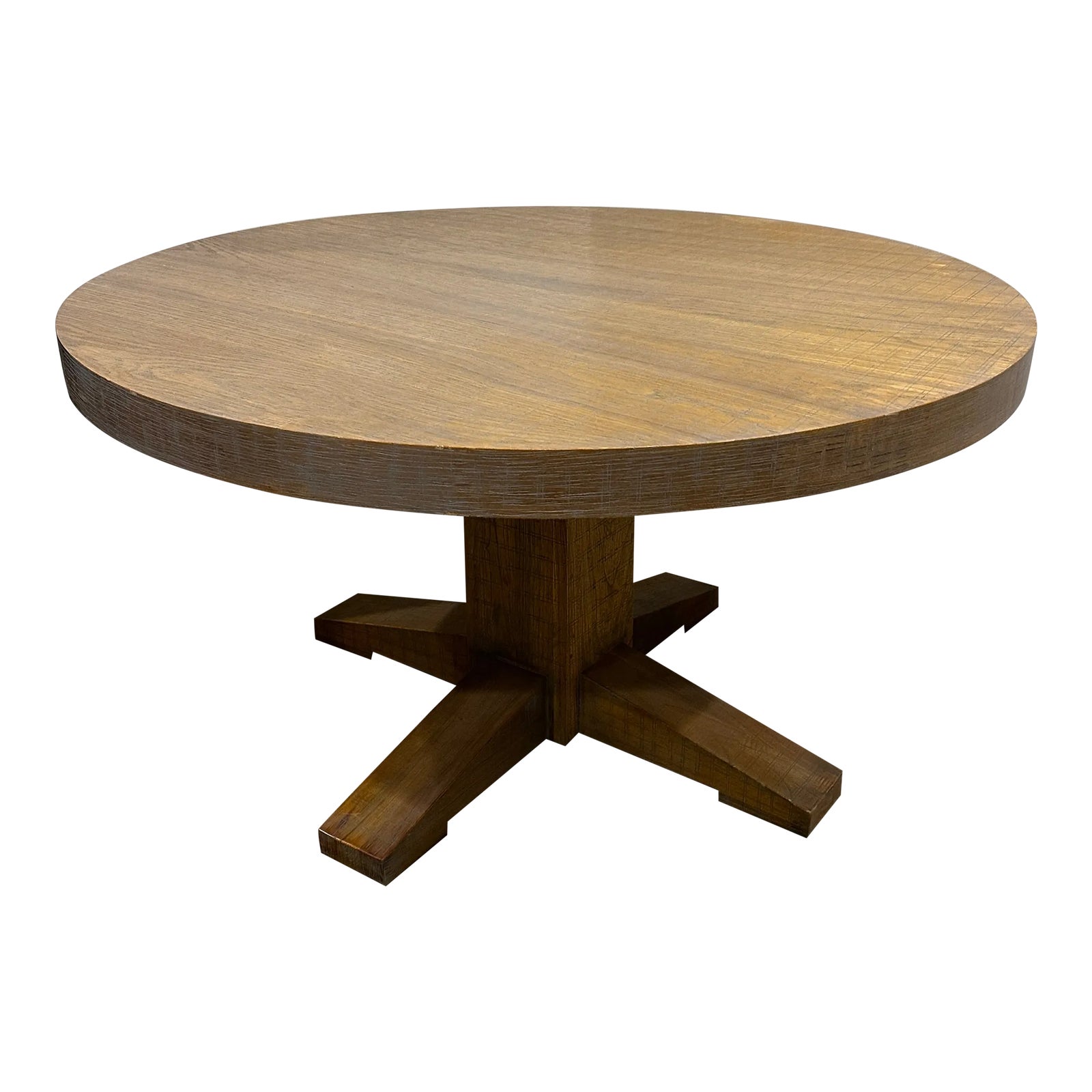 Palecek Madison Round Dining Table | Chairish