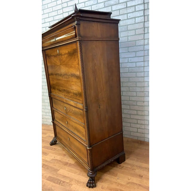 Late 19th Century Antique Danish Louis Philippe Empire Style Mahogany ...