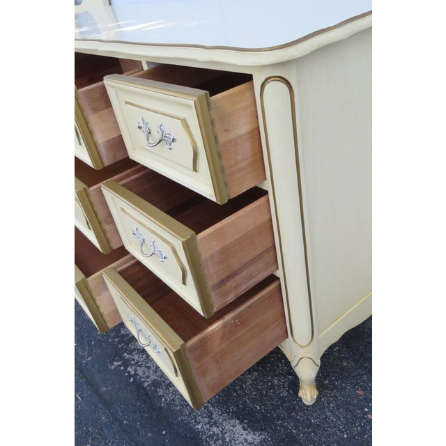 Henry Link French Shabby Chic Painted Dresser Bathroom Vanity With ...