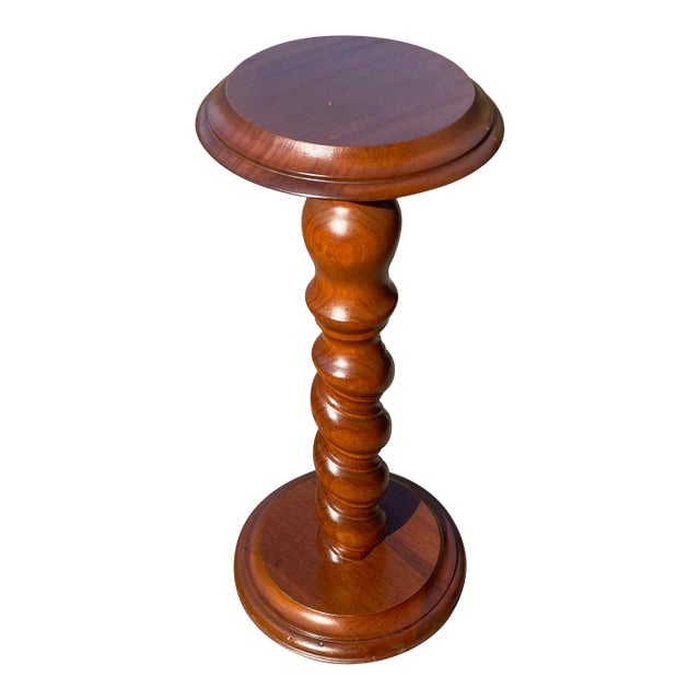 Vintage Barley Twist Plant Stand Pedestal | Chairish