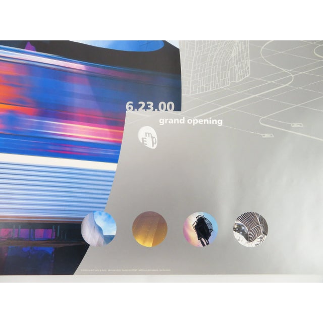 2000 Frank Gehry EMP Seattle Grand Opening Poster | Chairish