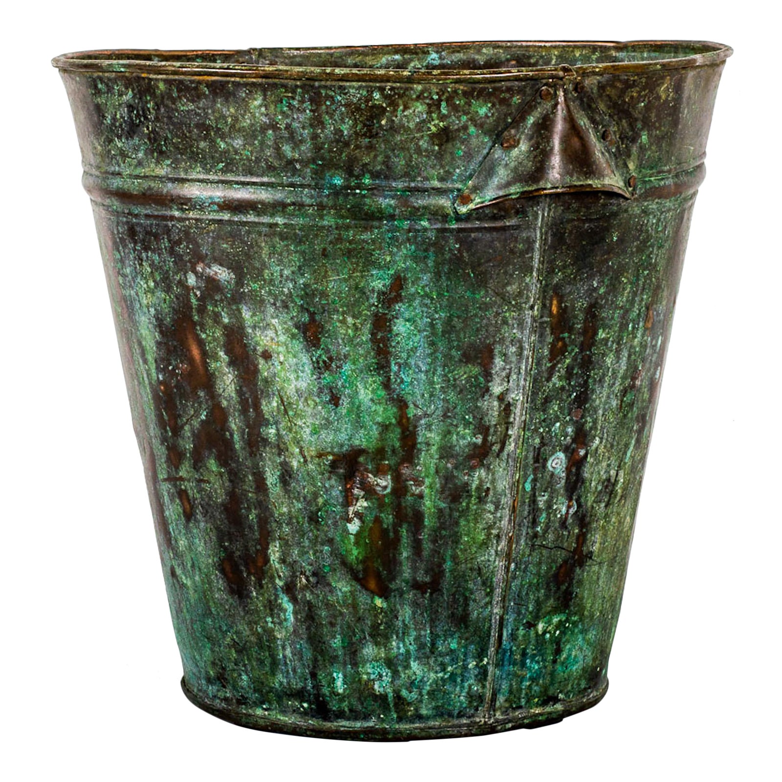 Antique Large Copper Bucket | Chairish