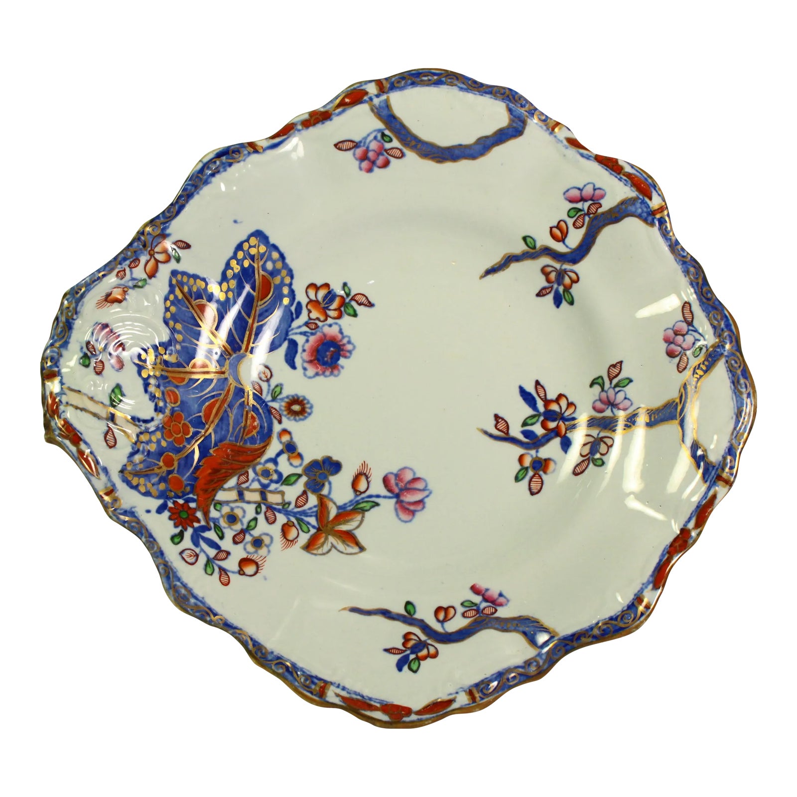 Circa 1850 Copeland Late Spode Stone China Shell Shaped Dish Cabbage ...