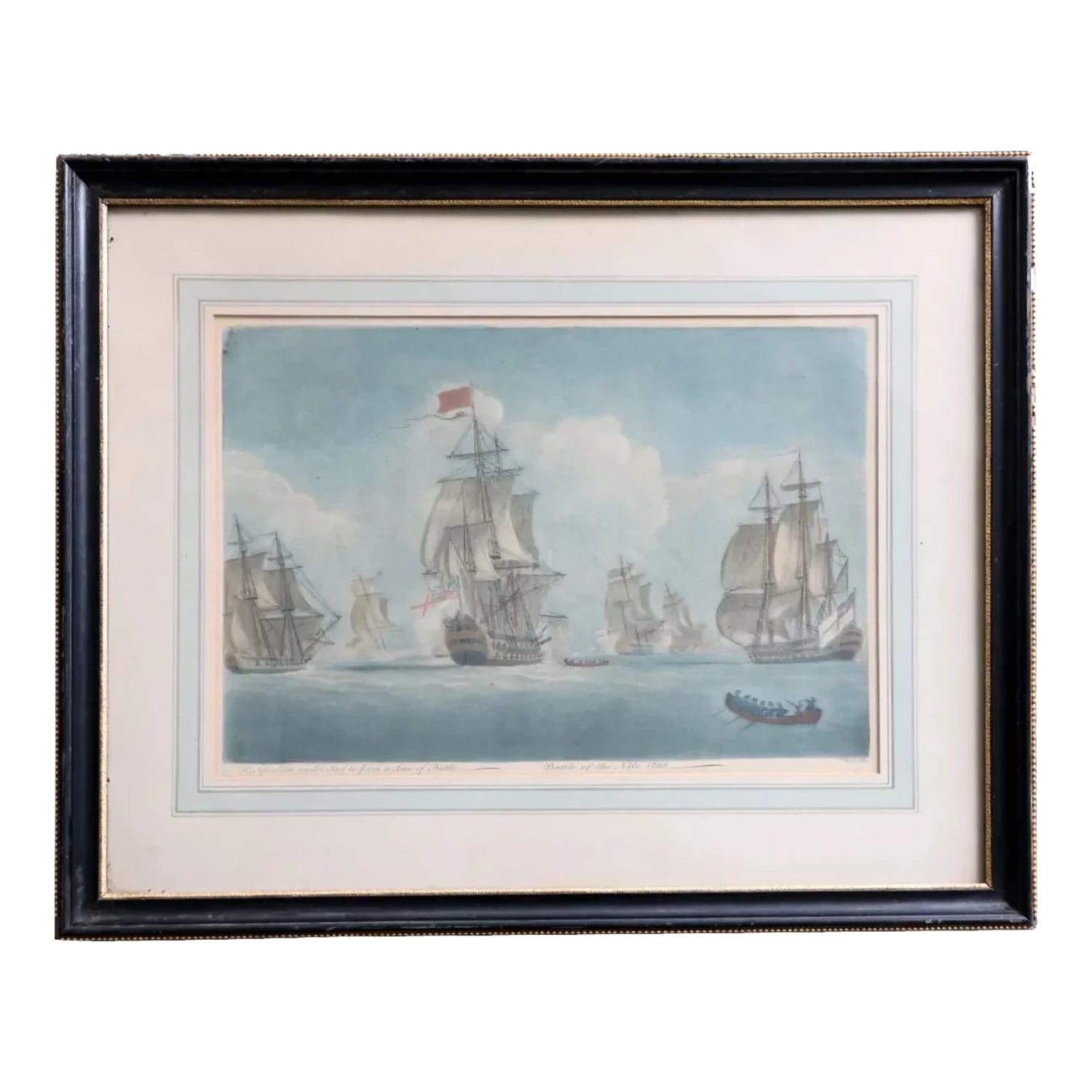 Late 18th Century Thomas Burford Hand Colored Mezzotint Engraving of ...