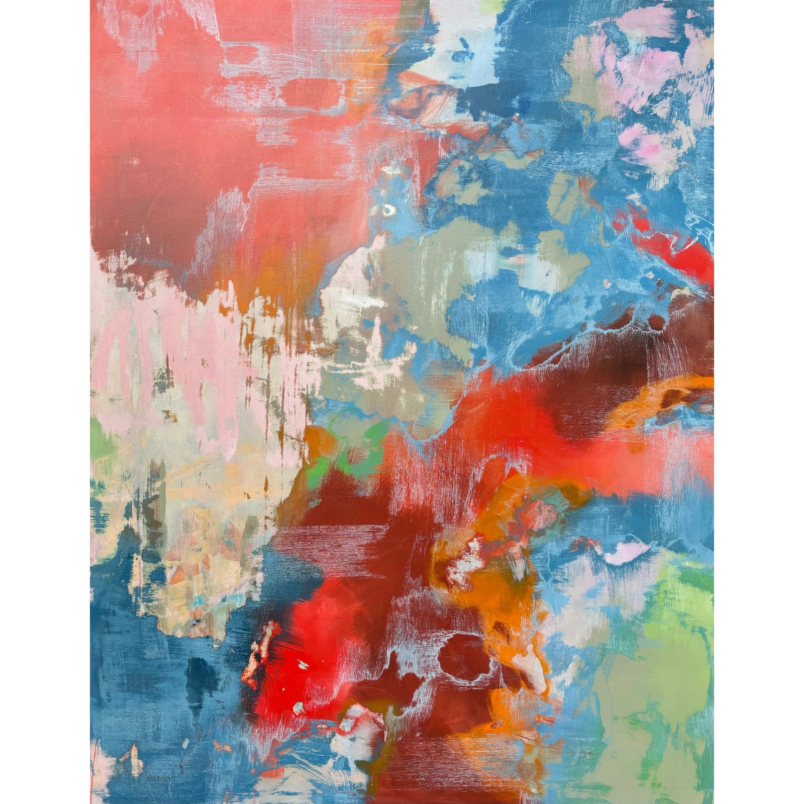 “Restless Energy” Original Abstract Expressionist Acrylic Painting by ...