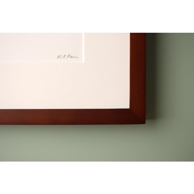 Original Framed Ink Nude Figure Drawing "Shaundra Seated" | Chairish