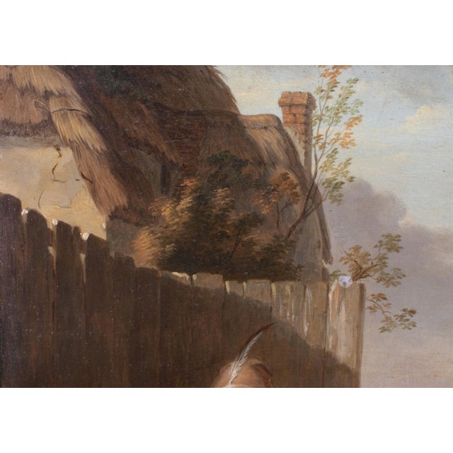 19th Century Genre Scene " Curiosity Unsealed" Oil on Canvas Attributed to Thomas Webster ...