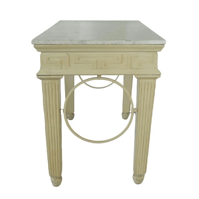 Neoclassical White Greek-Style Console Table | Chairish