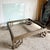 Chinoiserie Copper Finished Metal With Inlayed Glass Top Coffee Table ...
