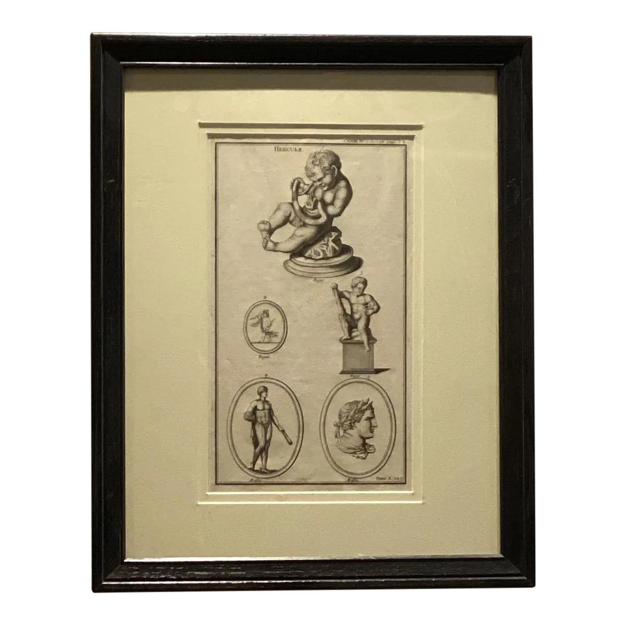 Life of Hercules Print Circa Early 20th Century | Chairish