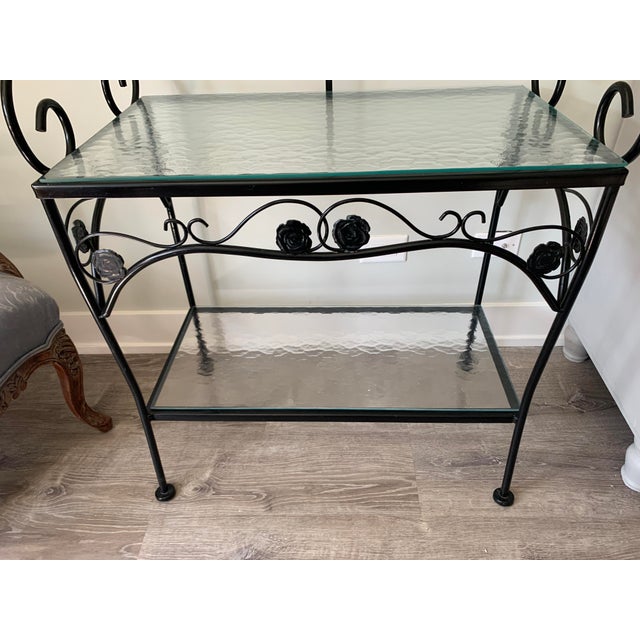 1960s Vintage Mid Century Modern Russell Woodard Style Wrought Iron ...