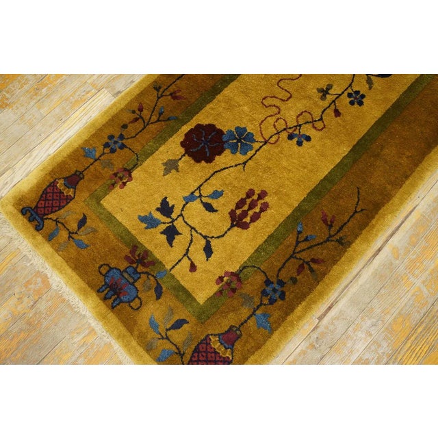 1920s Chinese Art Deco Runner Carpet ( 2' 6'' X 19' 3'' - 76 X 586 ...