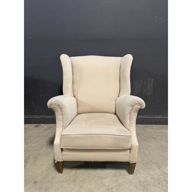 1960's English Wingback Chair | Chairish