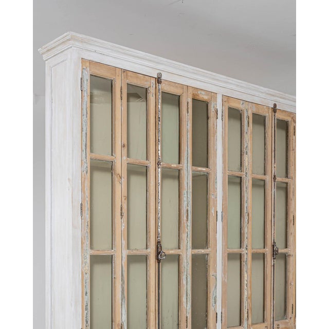 Vintage Northern African Window Wooden Vitrine | Chairish