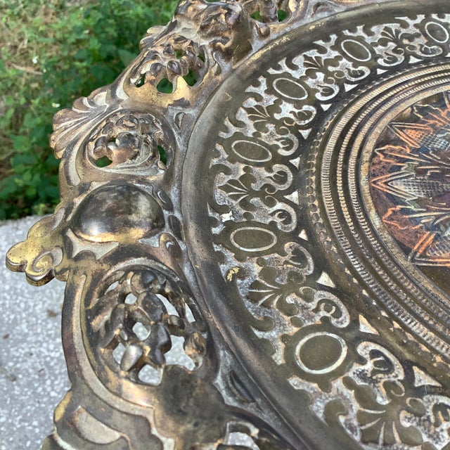 Late 19th Century Bradley & Hubbard Bronzed Plant Stand | Chairish