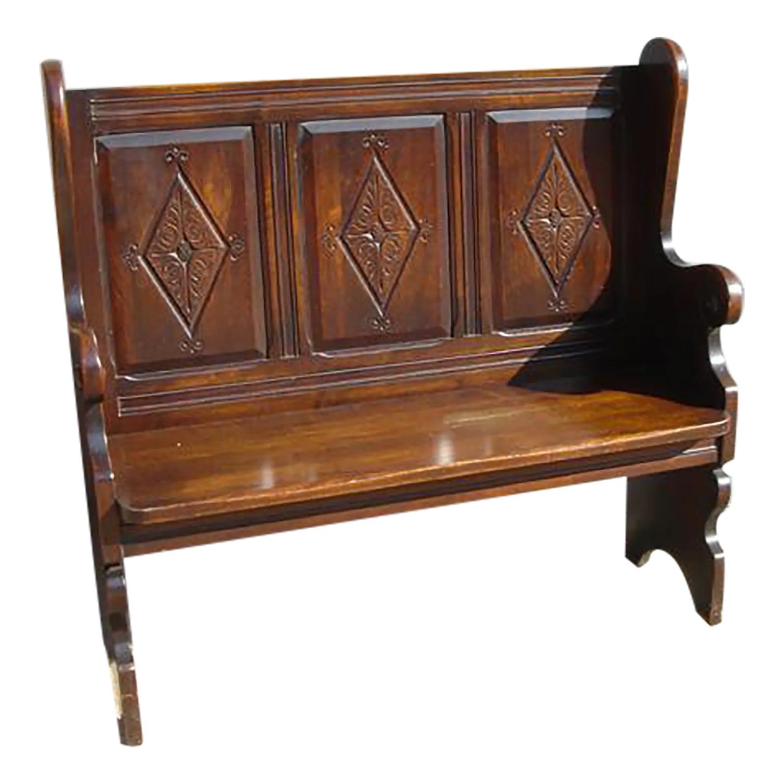 High Back Bench | Chairish