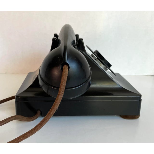 1930's Western Electric Prewar Model 302 Black Telephone | Chairish