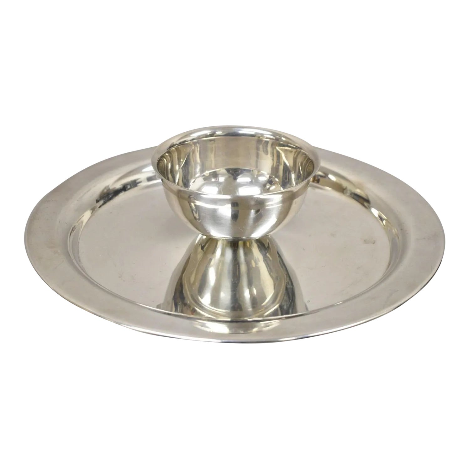 Vintage Wma Rogers Regency Silver Plate Shrimp Cocktail Serving Dish ...