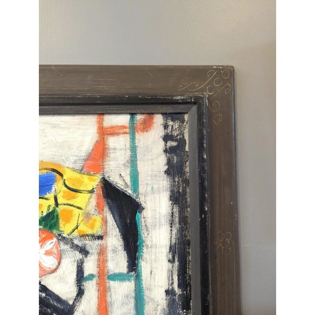 1964 Mid-Century Modern "The Bouquet" Vintage Swedish Semi-Abstract ...