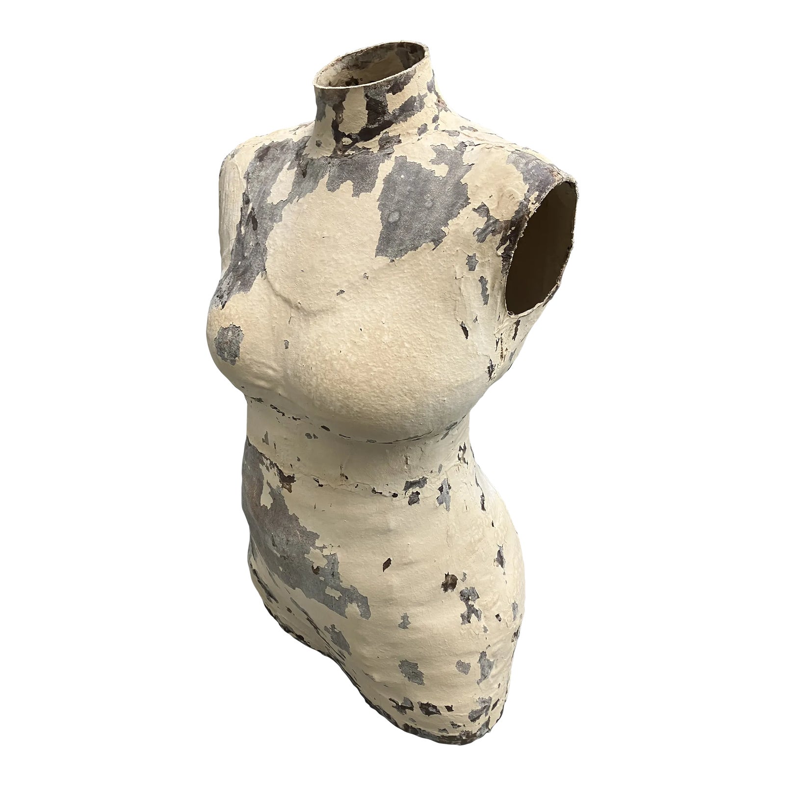 1940’s Vintage Female Torso Papier-Mâché Prop Full Scale | Chairish