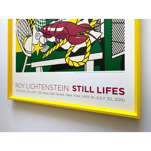 Roy Lichtenstein Estate Lithograph Print Framed Pop Art Exhibition ...