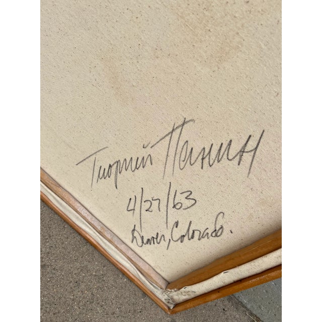 Mid 20th Century Original Midcentury Modern 1963 Art | Chairish