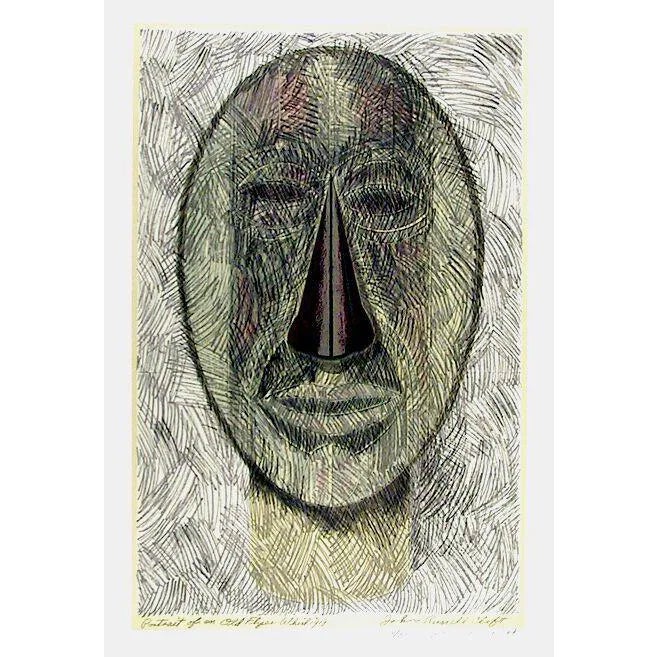 John Russell Clift" Portrait of an Old Flyer Whirligig" Serigraph ...