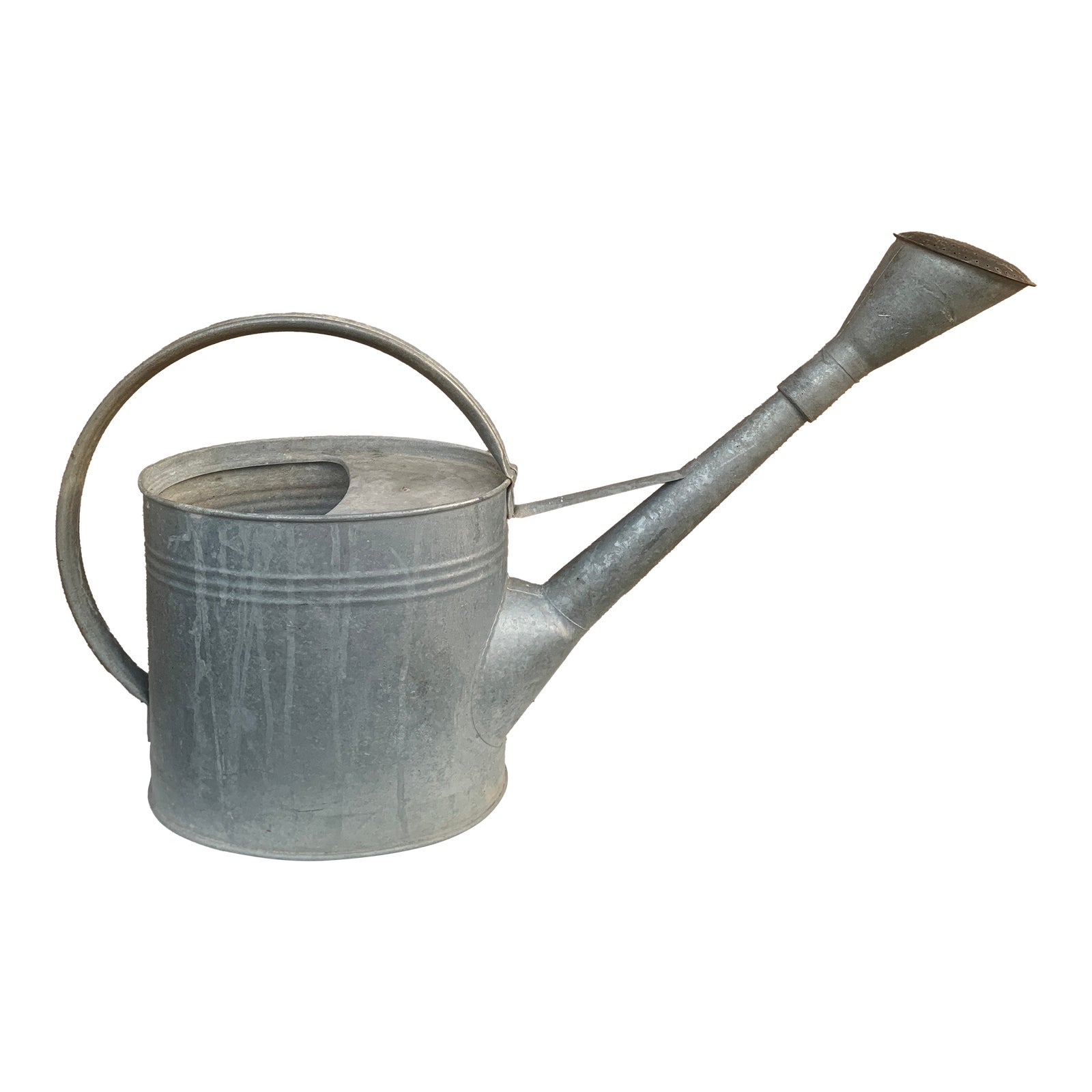 Vintage English Galvanized Steel and Copper Garden Watering Can, Circa ...