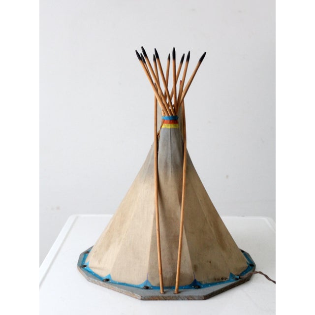 Mid Century Teepee Lamp | Chairish