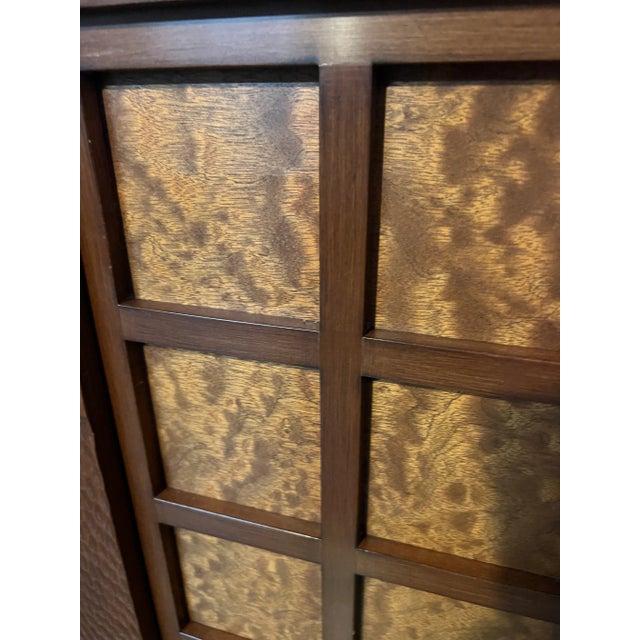 Berman Rosetti Sunset Console With Sliding Doors and Storage | Chairish