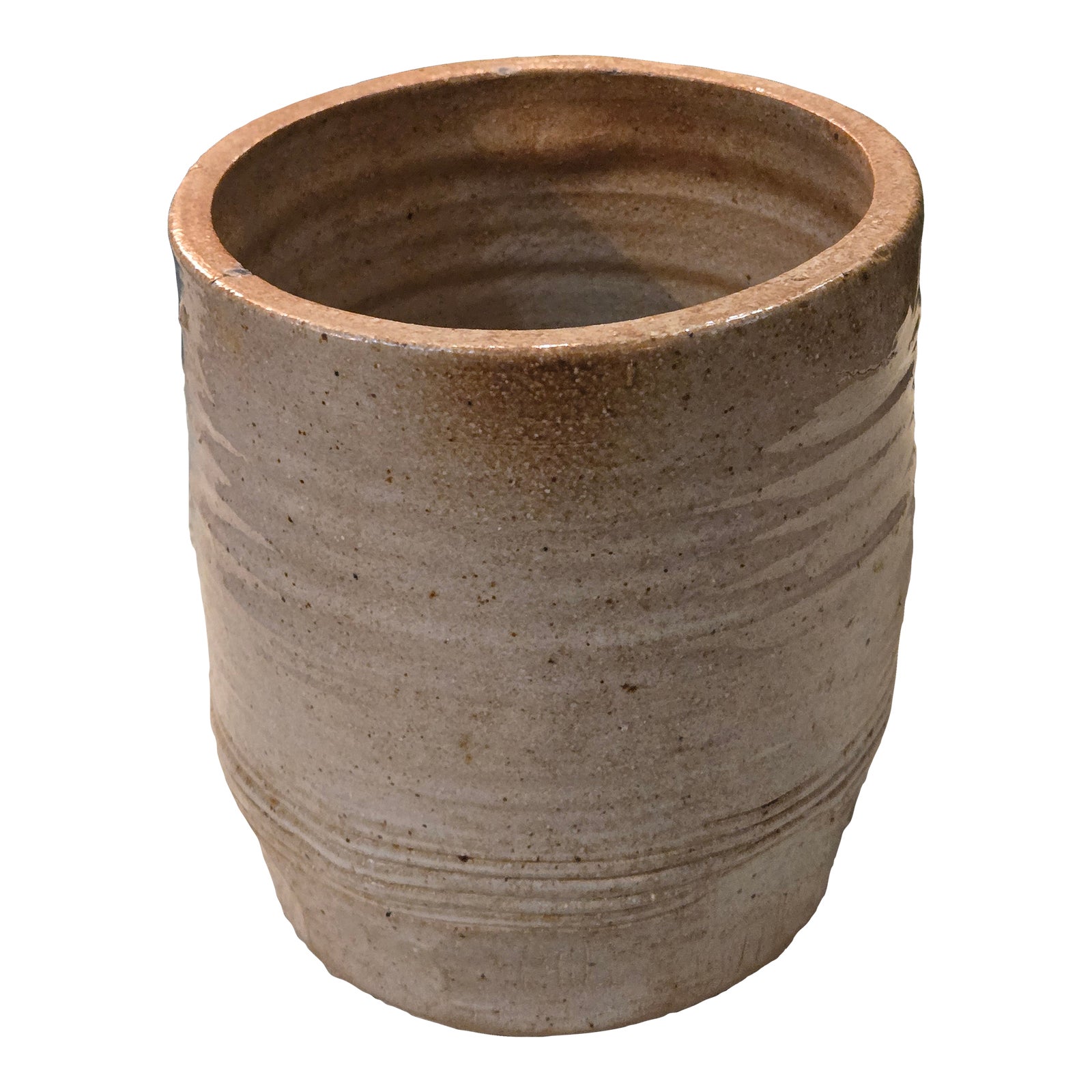 Vintage Heavy Pottery Vase Signed | Chairish