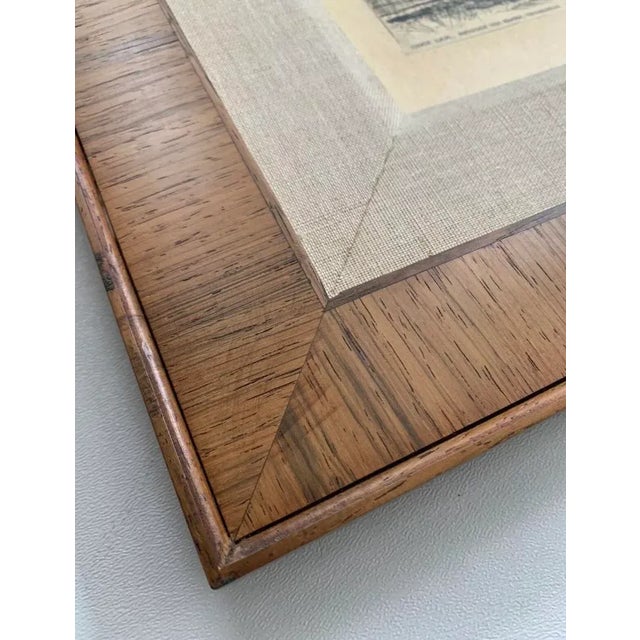 1930s Chrix Dahl Norwegian Etchings, Framed - a Pair | Chairish