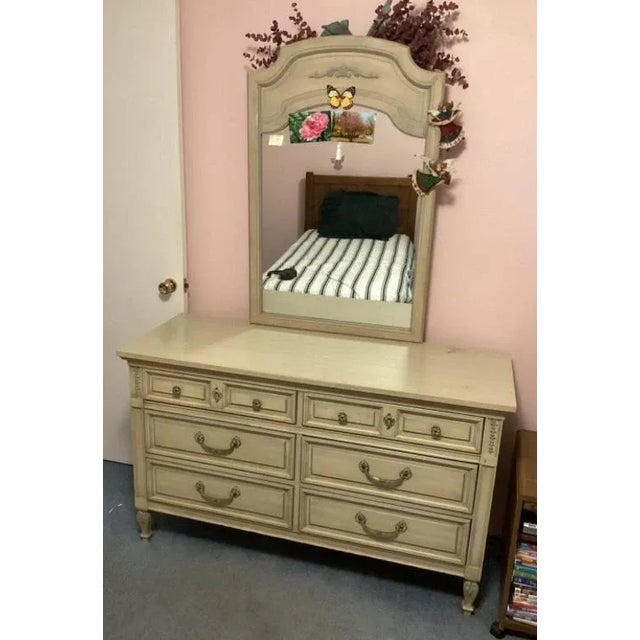 Dixie Vintage Dresser Mirror 1970s French Provincial Style Chairish