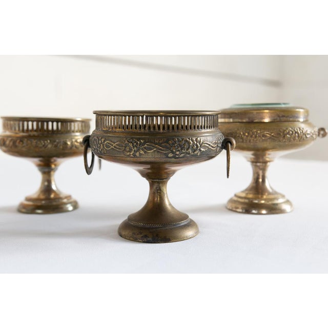 Art Nouveau Brass Risers, 1920s, Set of 3 | Chairish