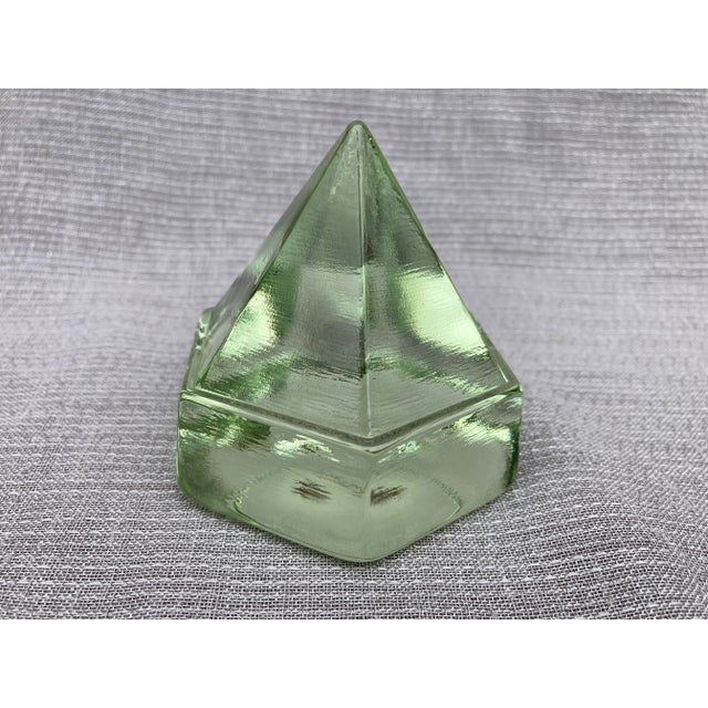 Mid Century Glass Deck Prism | Chairish