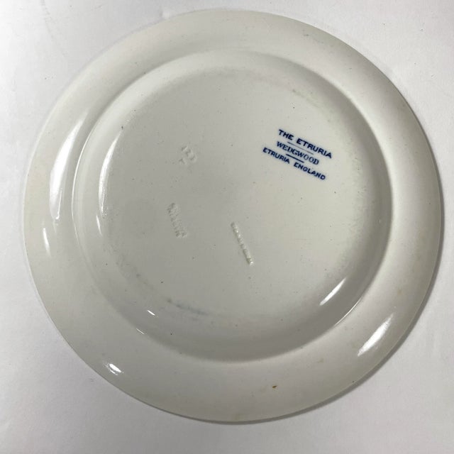 Wedgwood Plate - the Etruria - Blue & Yellow | Chairish
