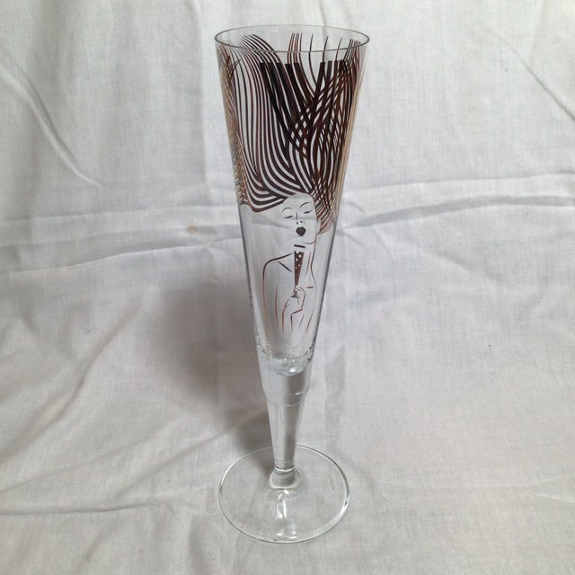 2 Ritzenhoff Champs Collection Champagne Flutes Designed by Christian ...