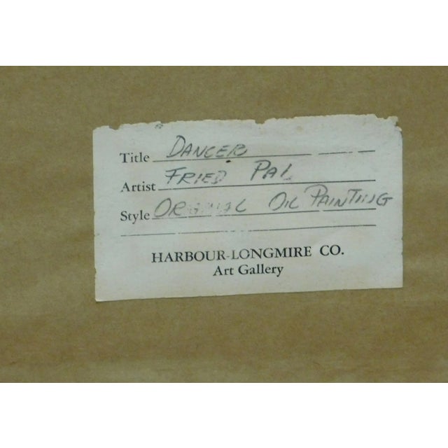 Fried Pal Famous Ballerina Artist ,Mid 20th Century Oil/Canvas 24 X 32 ...