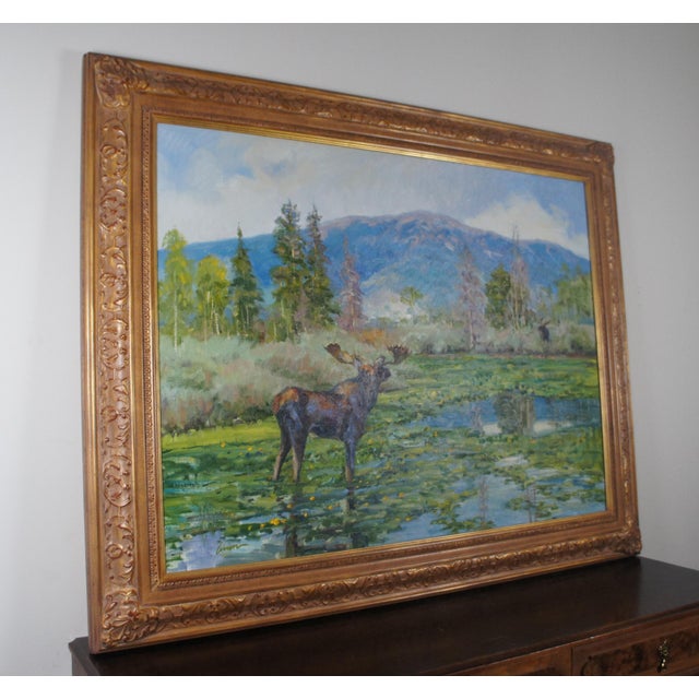 Kent Lemon "Distant Thunder" Contemporary Colorado Landscape Oil ...