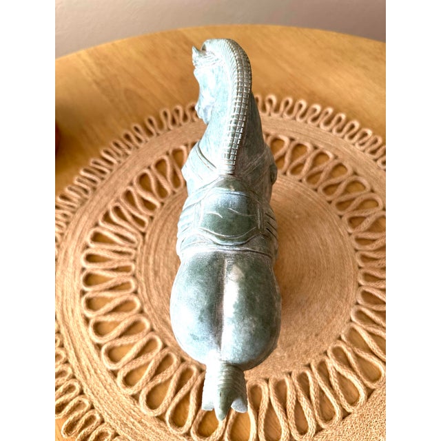 1960s Green Jade Tang Dynasty Horse Statue | Chairish