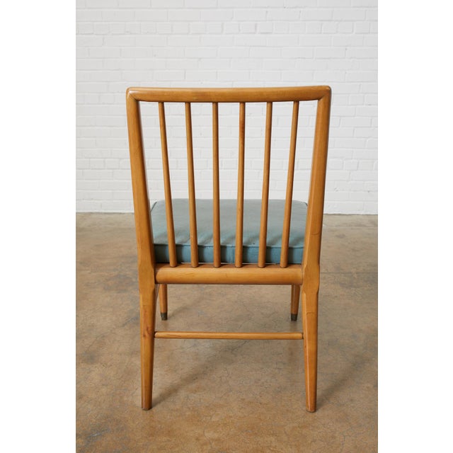 Set of Three Scandinavian Modern Spindle Back Chairs | Chairish