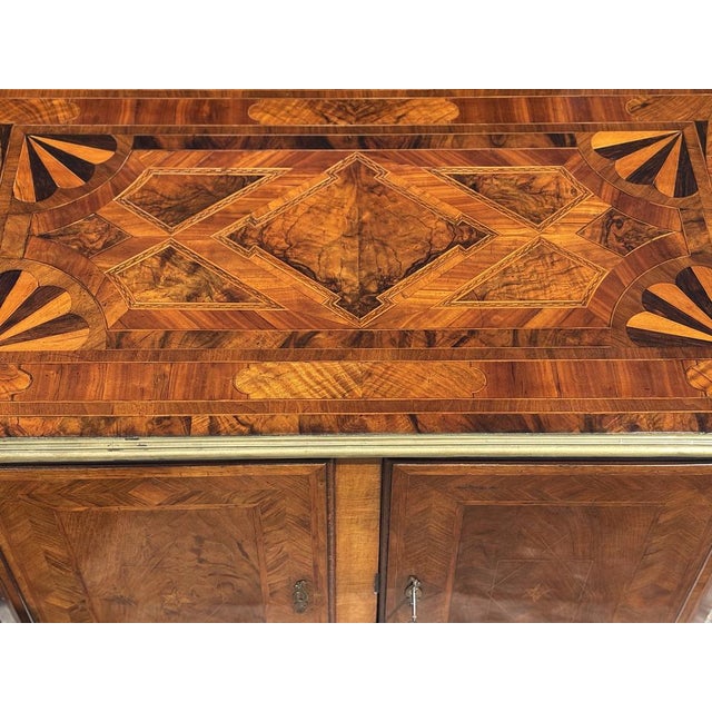 18th Century Maltese Walnut Marquetry Cabinet, 1720 | Chairish