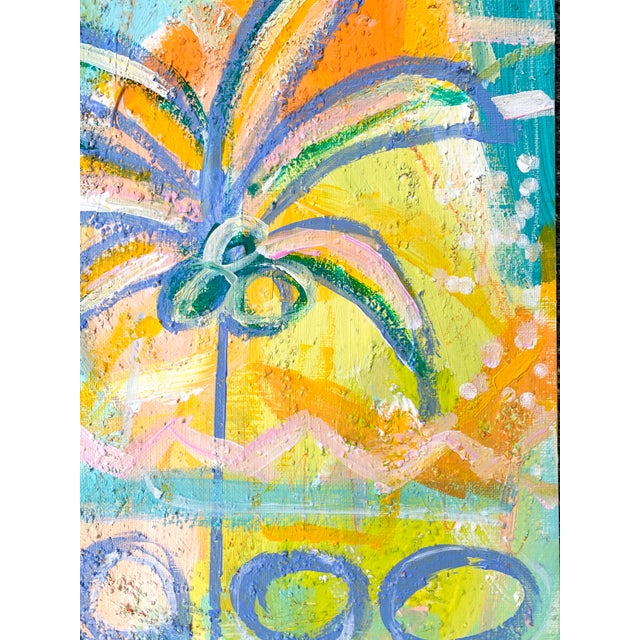 “Palms #20” Abstract Painting by Christina Longoria | Chairish