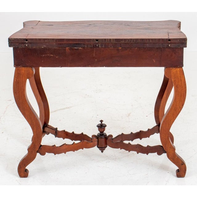 American Victorian Console Card Table | Chairish