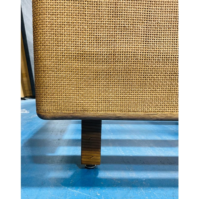 Baker/ McGuire Organic Modern Tan Cane Queen Bed | Chairish