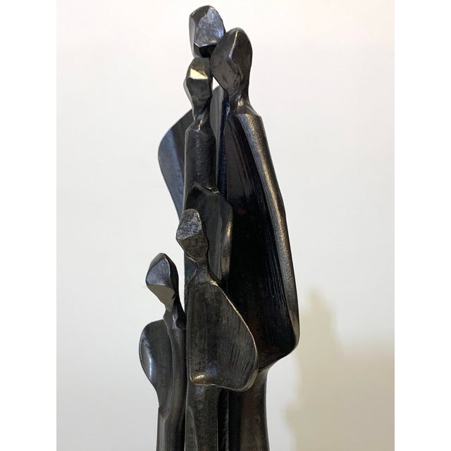 1980s Boris Kramer Figurative Signed Steel Sculpture | Chairish