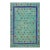 Abstract Moroccan High-Low Green/Blue Wool Rug - 9'11'' X 12'10 ...