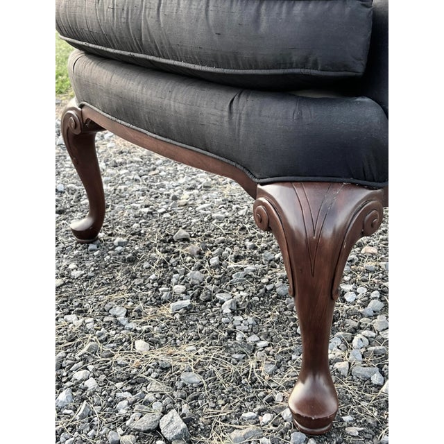 Harden Furniture Queen Anne Style Wingback Chair | Chairish