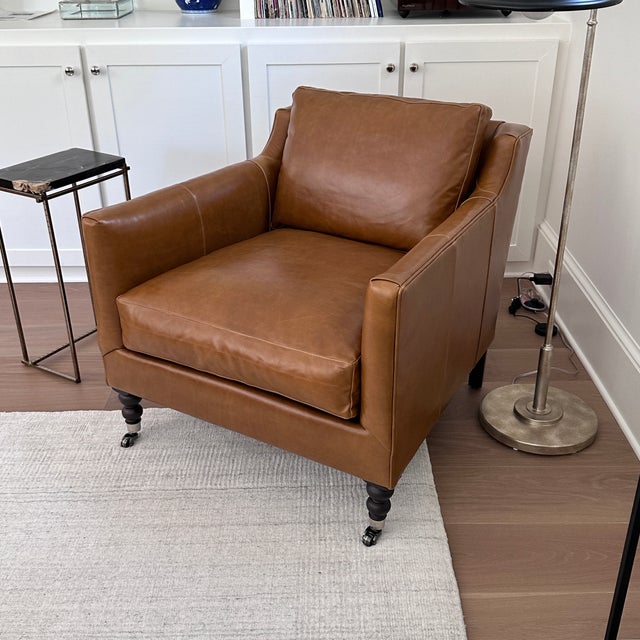 Rowe Furniture Madeline Chair on Casters | Chairish